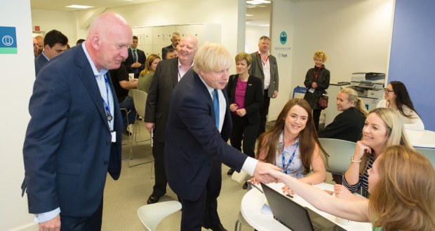 Boris Johnson visits Target Group’s Newport headquarters – Mortgage ...