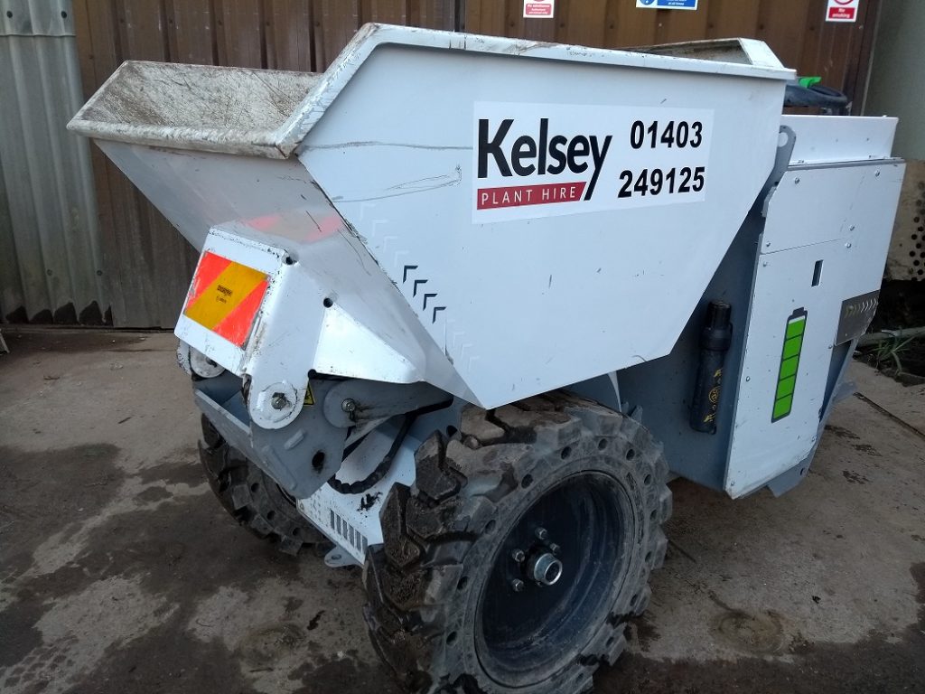 Ecovolve ED1000 Electric 1 Tonne Dumper - Plant Hire Guide