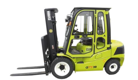 Clark GTS20-33 Forklift with Diesel or LPG Drive - Plant Hire Guide