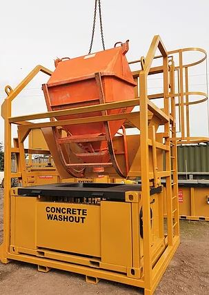 Concrete Skip Washout Tanks - Plant Hire Guide