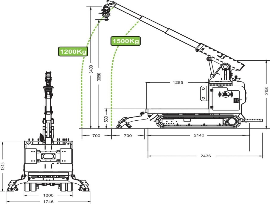 Hooka Lift & Carry Crawler Crane - Plant Hire Guide