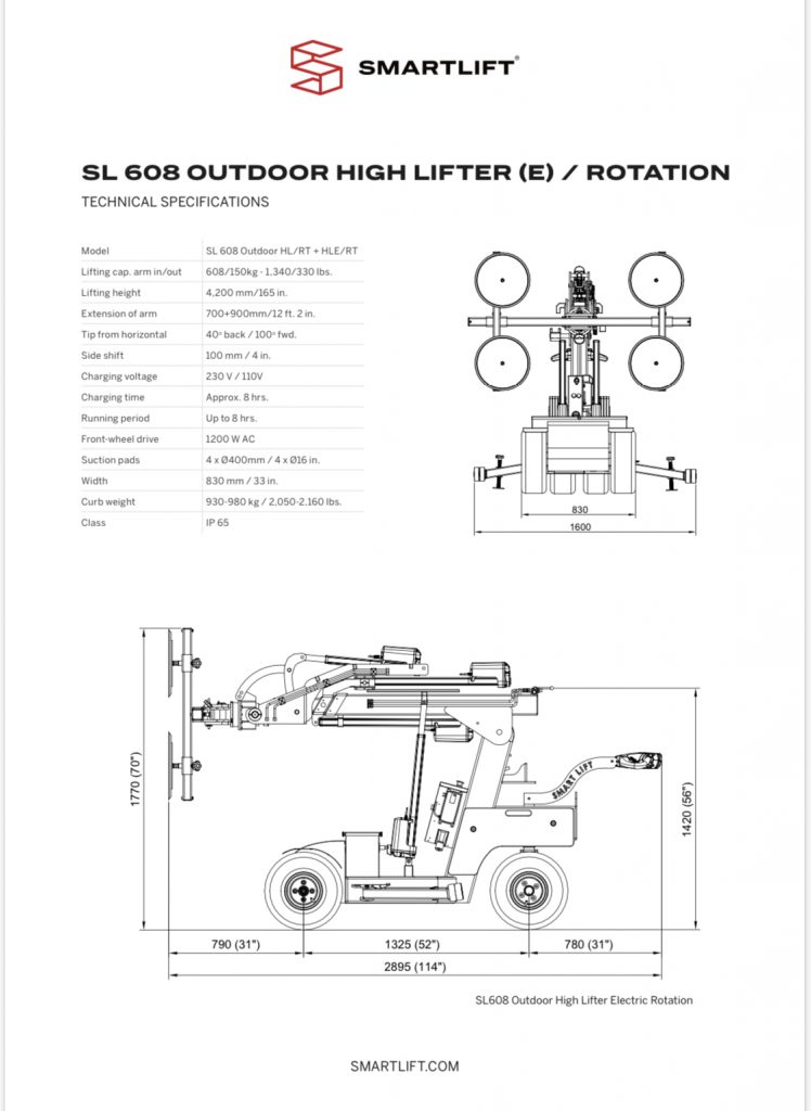 Smartlift SL608 HLERT - Plant Hire Guide