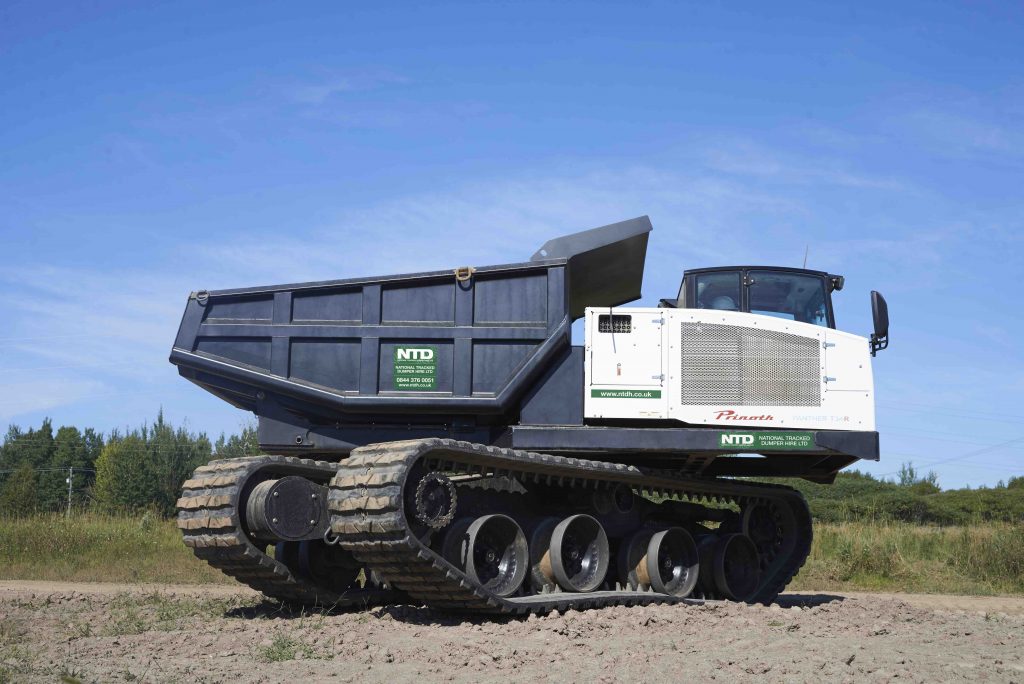13.2 Tonne 360° Slew Tracked Dumper - Plant Hire Guide